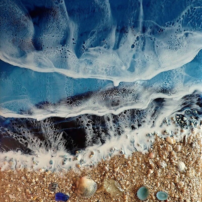 Sea Shell Resin Art - Etsy