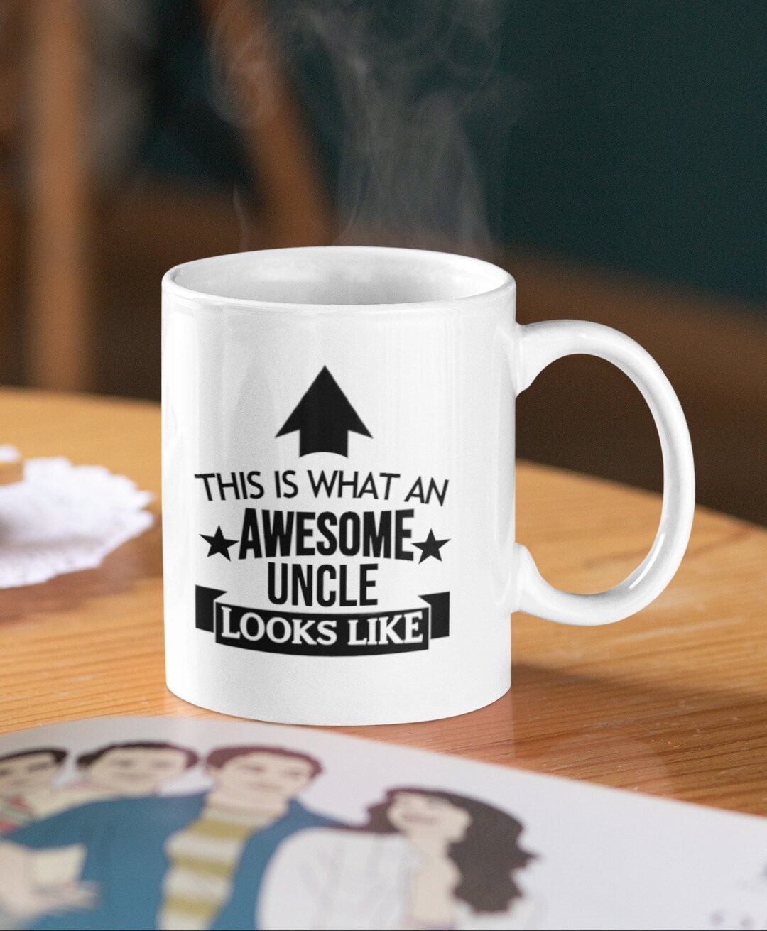 This is What an Awesome Uncle Looks Like 11oz Ceramic Mug - Etsy