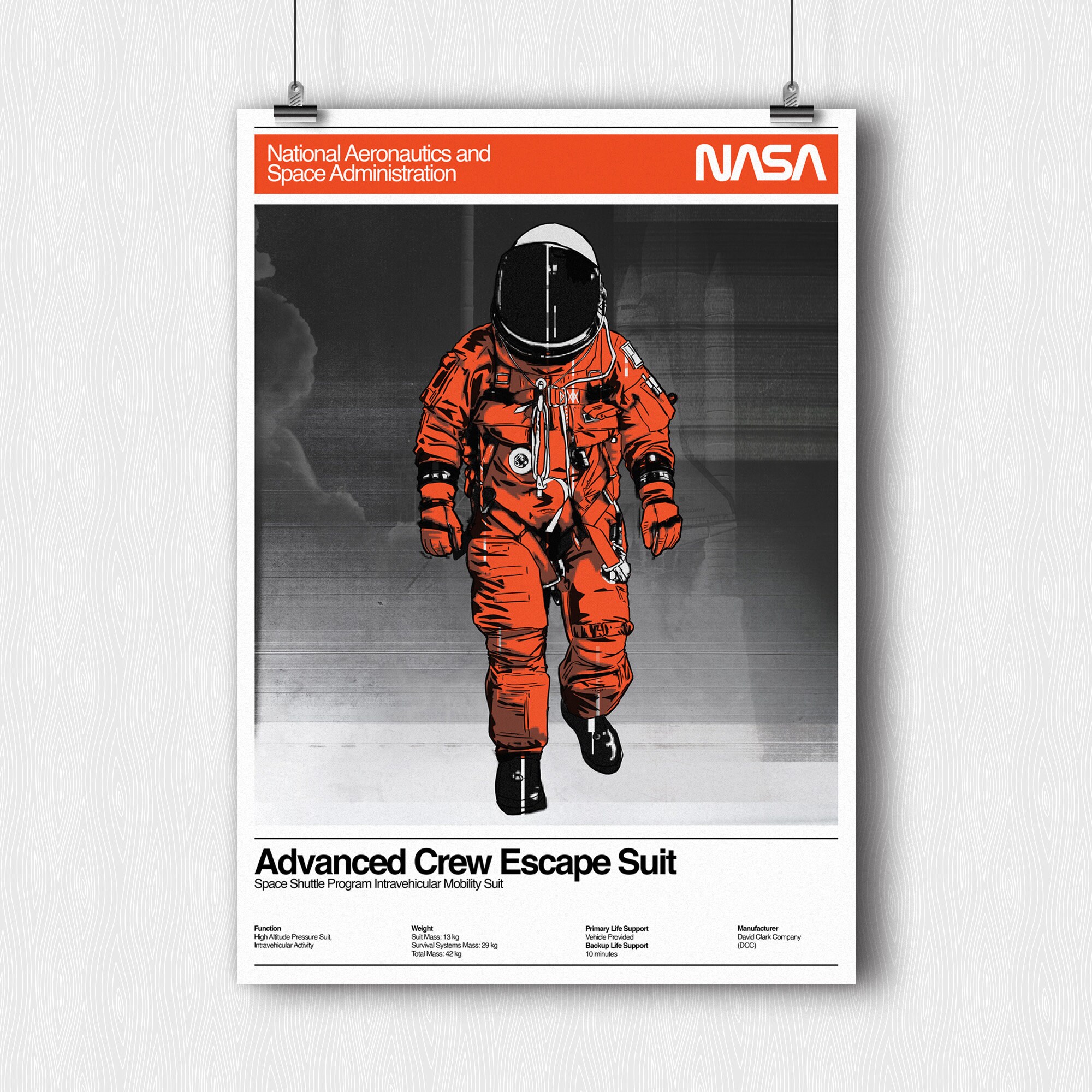 David Clark Space Suits