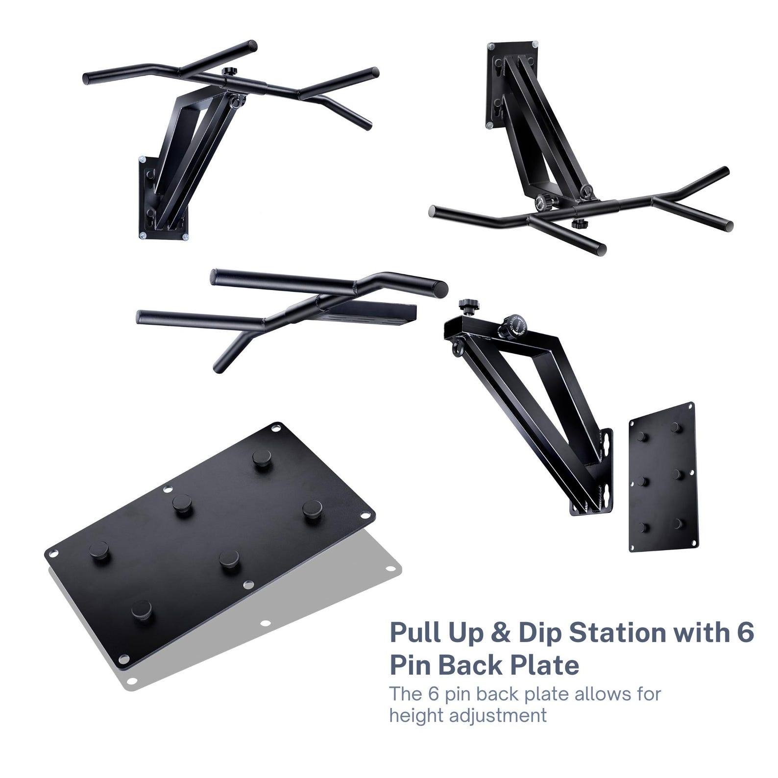 Ninja Bar X Pull up Bar & Dip Station With Interchangeable Attachments ...