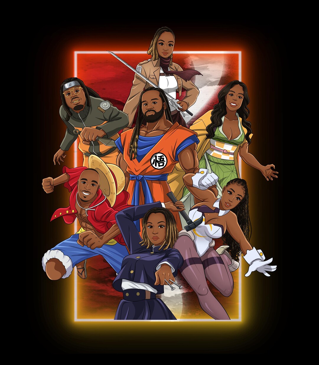 Custom Anime Character Commission - OC Commission - Original OC Artwork ...