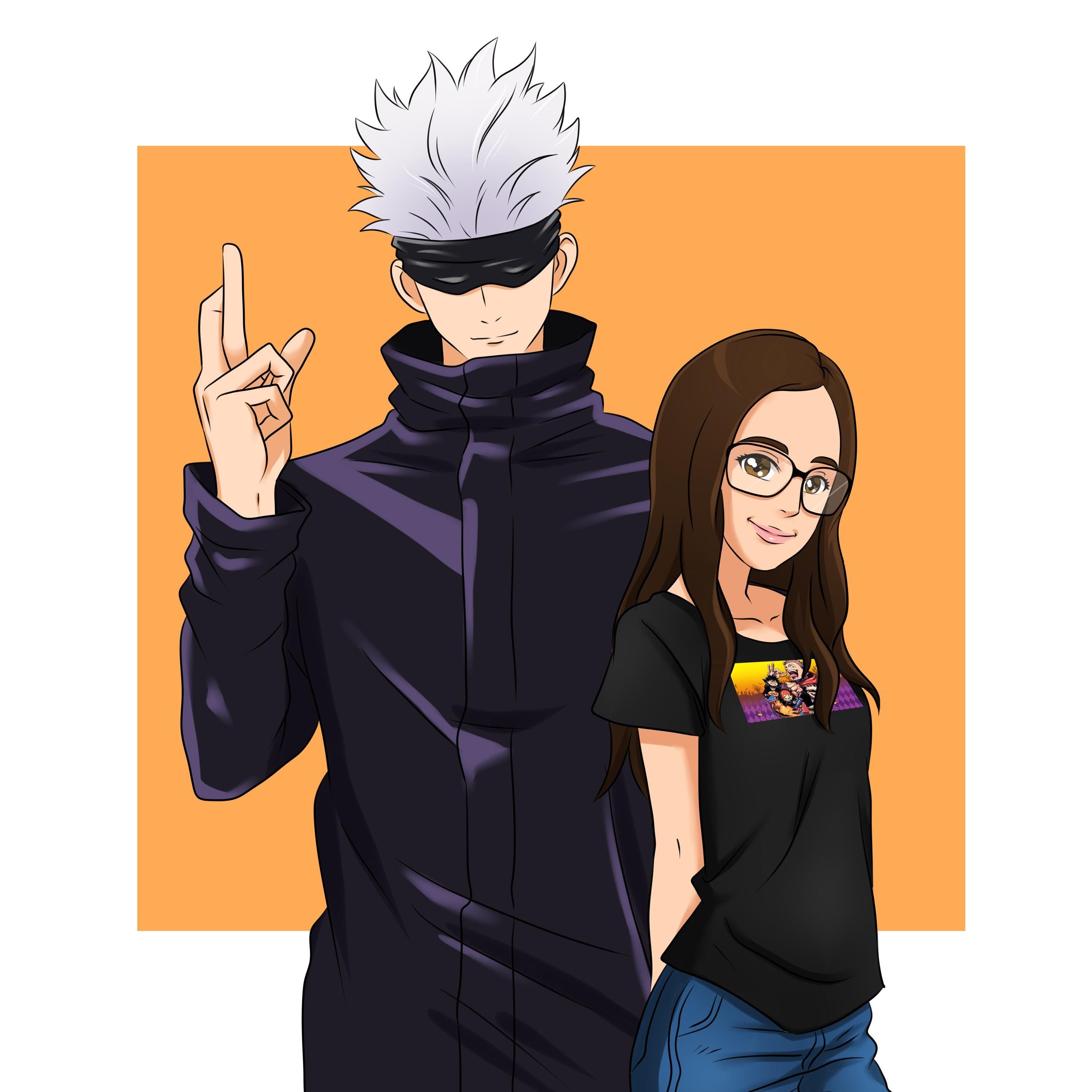 Personalized Anime Drawing, Custom Anime Portrait, Custom Anime Art ...