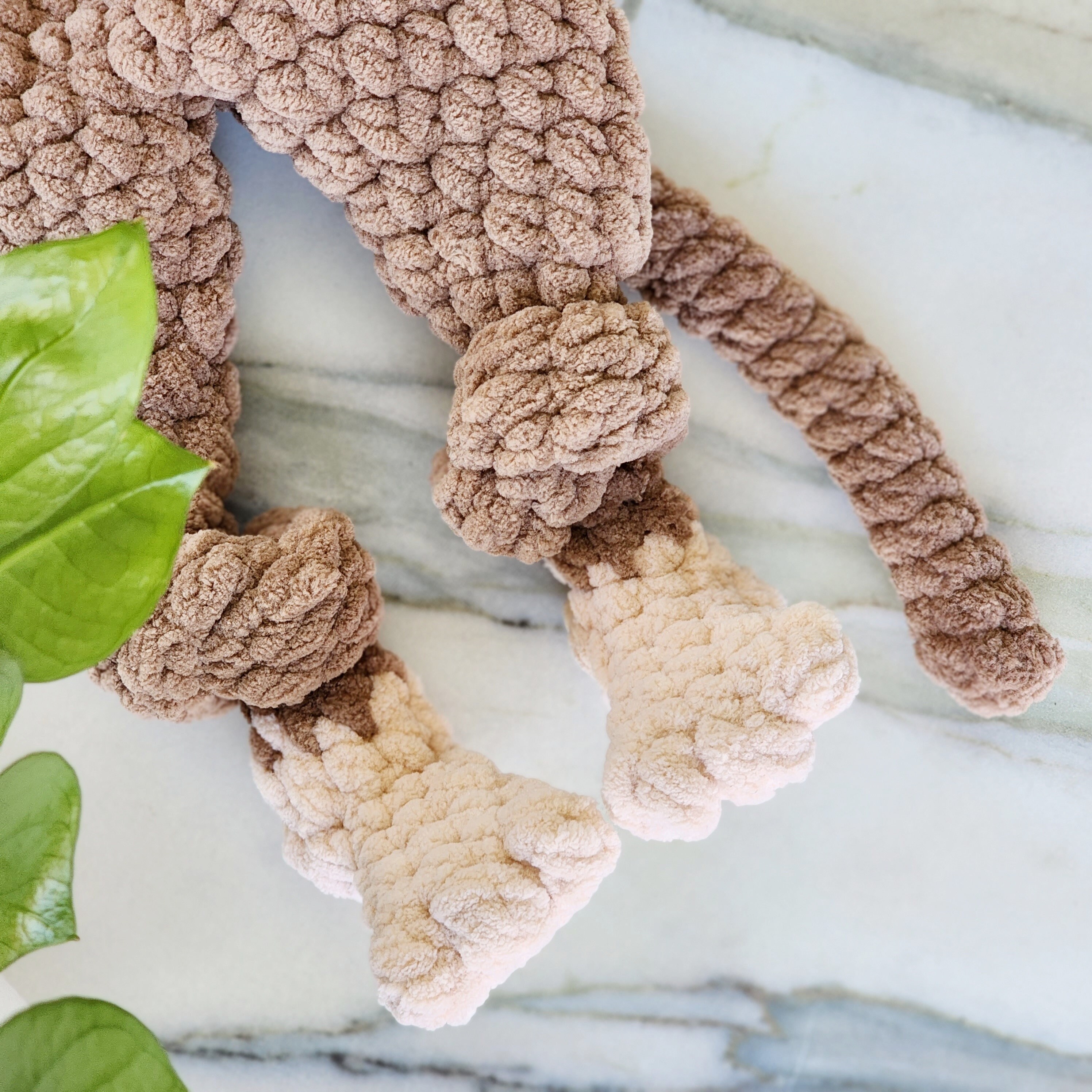 MONKEY SNUGGLER, Jungle Nursery Decor, Monkey Lovey, Plush Lovey Animal ...