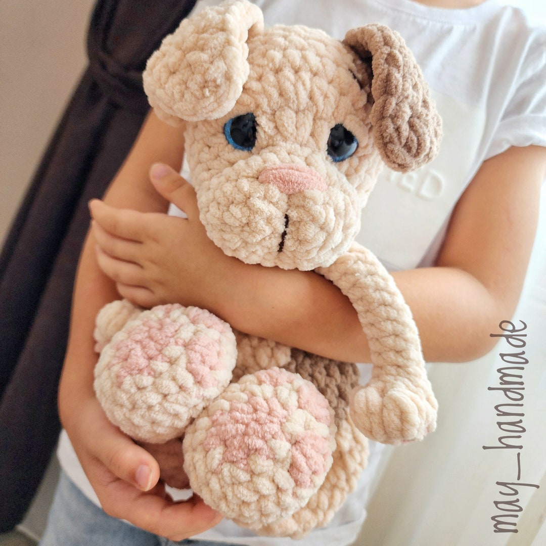 PLUSH PUPPY Lovey for Babies, Dog Stuffed Toy, Puppy Snuggle, Comfort ...