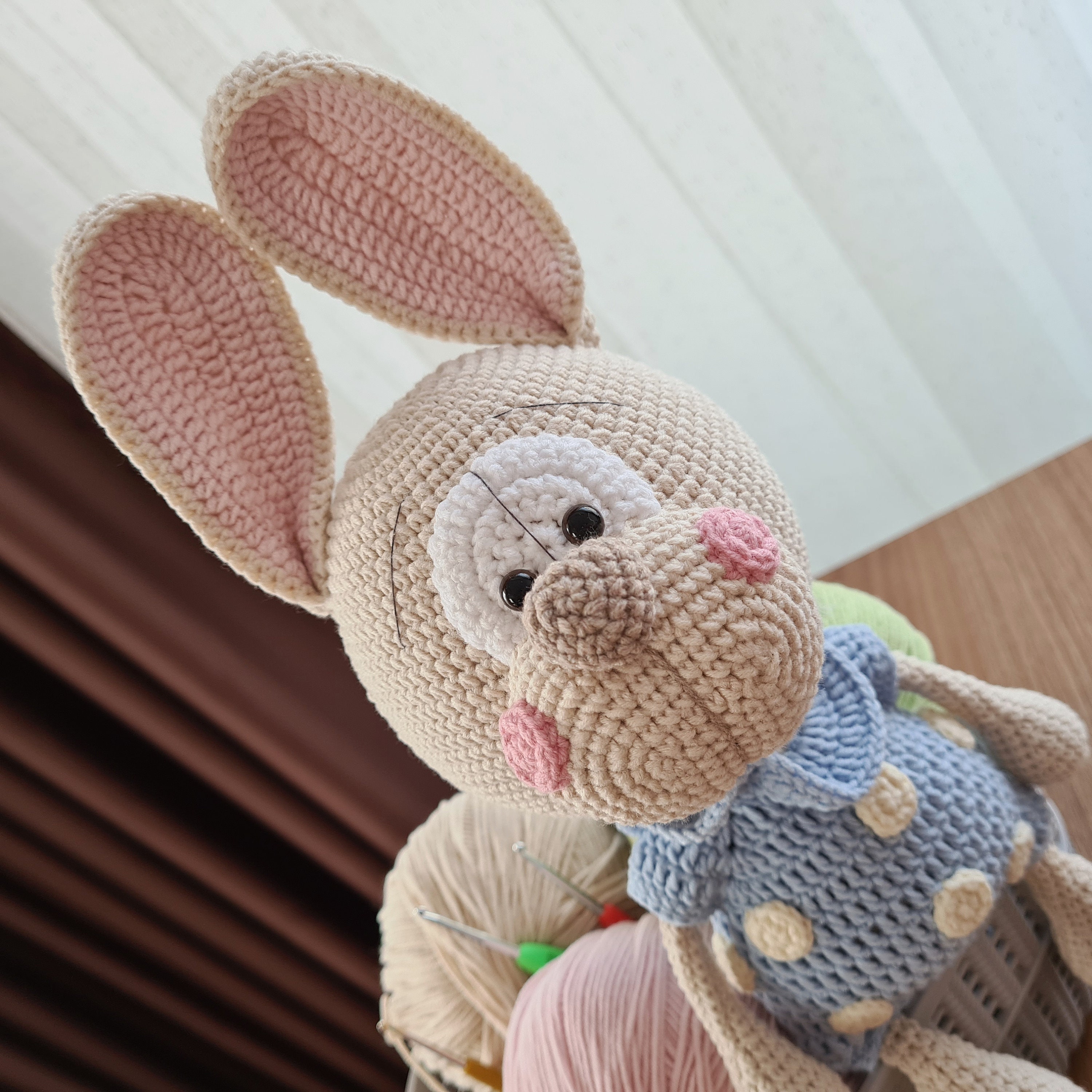 Amigurumi Rabbit Toy, Cute Crochet Bunny Baby Toy, Crochet Forest ...