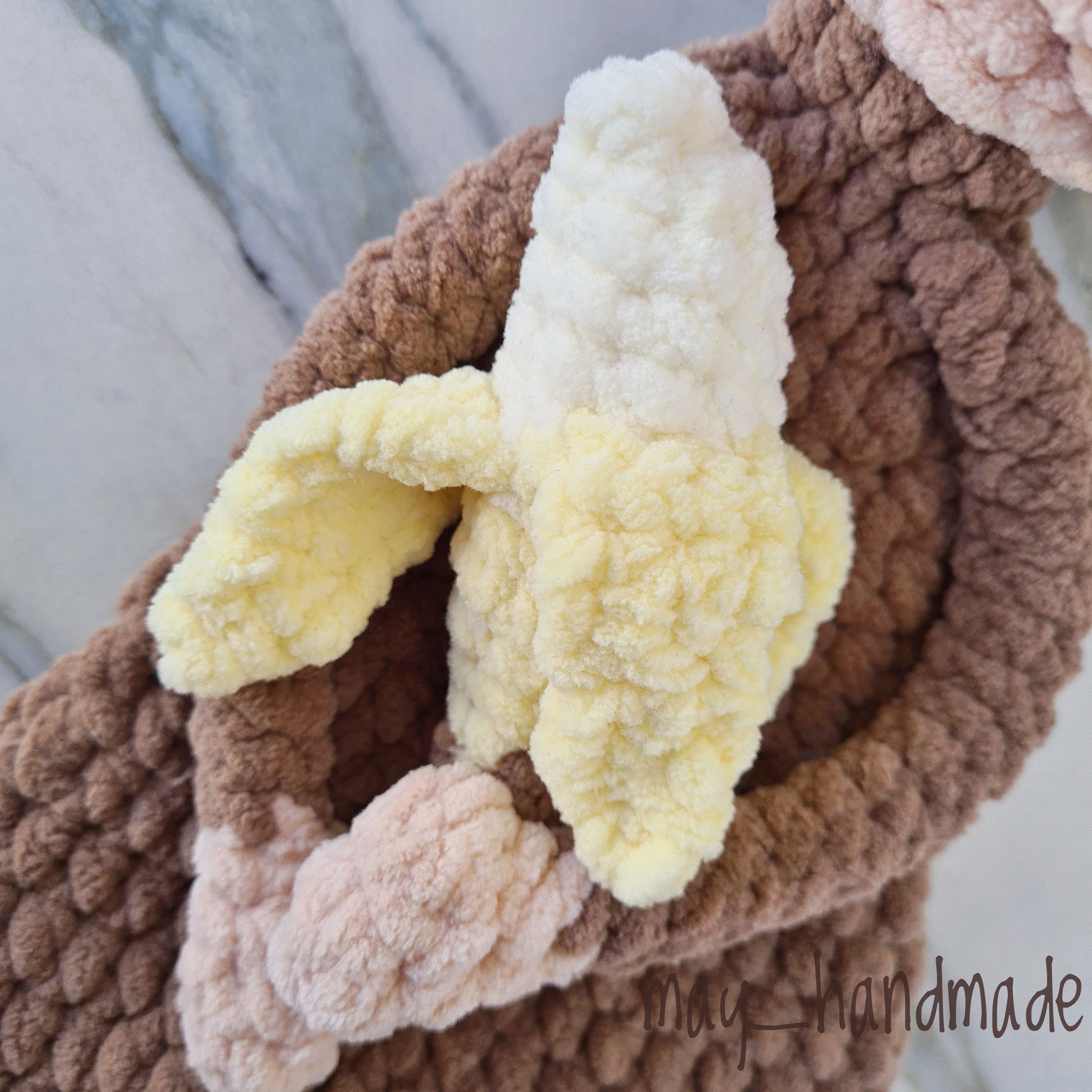MONKEY SNUGGLER, Jungle Nursery Decor, Monkey Lovey, Plush Lovey Animal ...