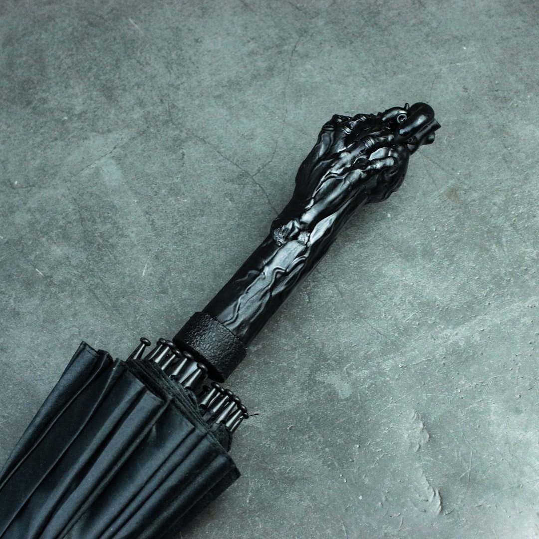 Devil Heart Umbrella Handle Black Umbrella, Custom DIY Umbrella Handle ...
