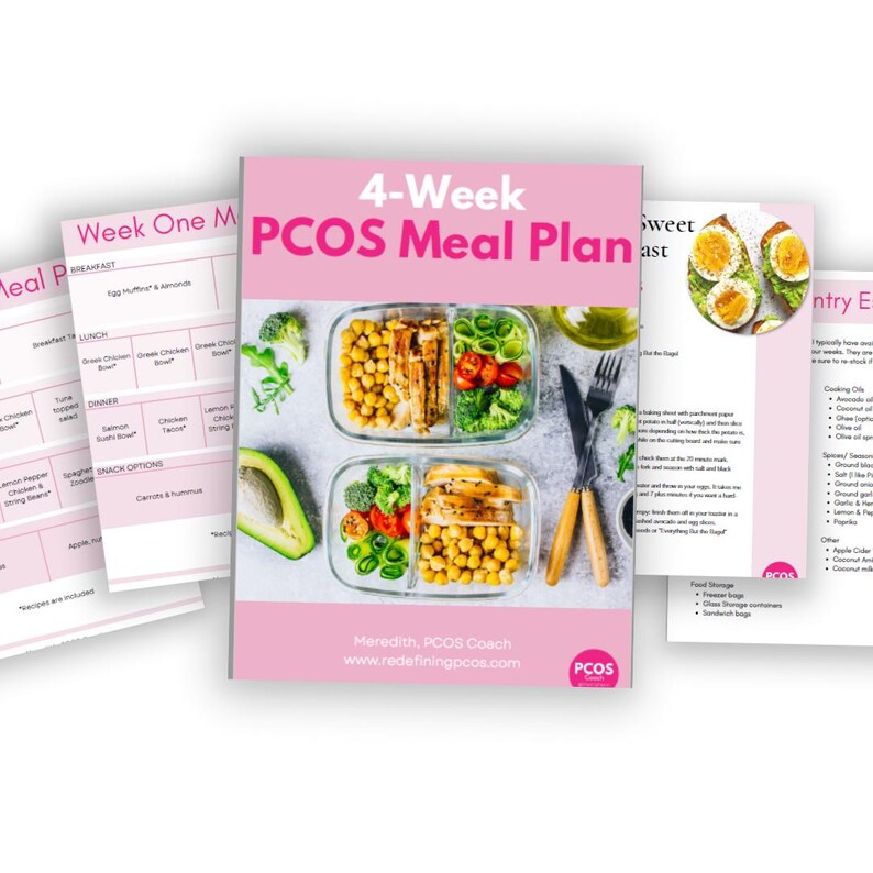 4-week PCOS Meal Plan | Balanced Nutrition to Support Hormones & Health ...