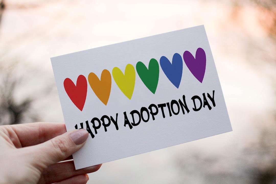 Happy Adoption Day Card, Congratulations Adoption for New Child, Baby ...
