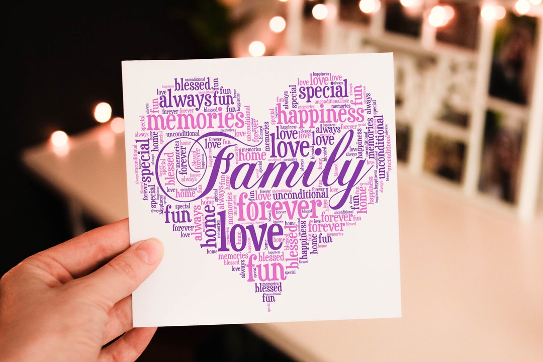 Family Card, Adoption Day Card, Congratulations New Family Card, Baby ...