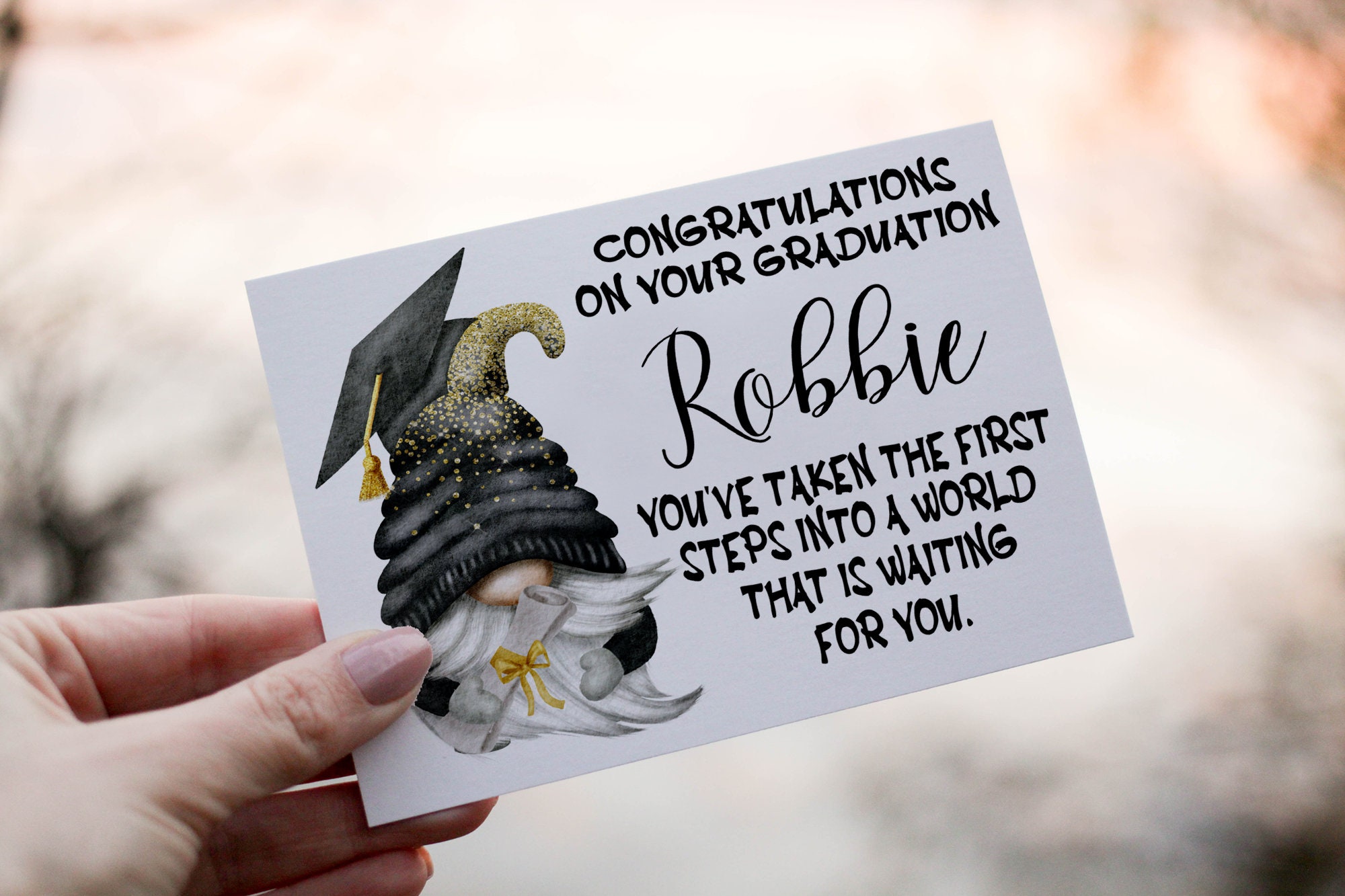 Congratulations Gnome Graduation Card, Your Graduating Card ...