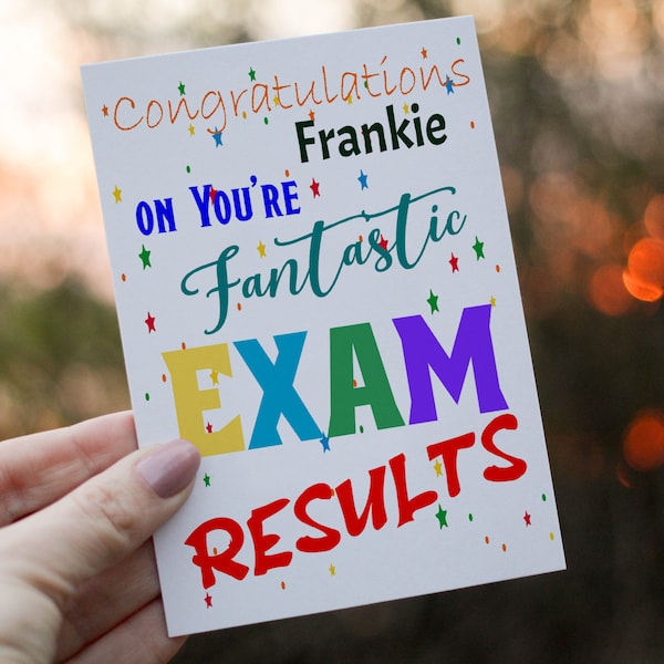 You Passed Your Exams Card - Etsy