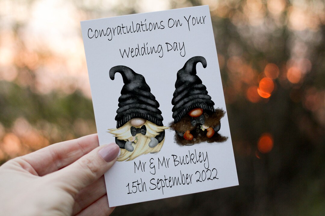 Congratulations on Your Wedding Day Card, LGBTQ Wedding Card, Same Sex ...