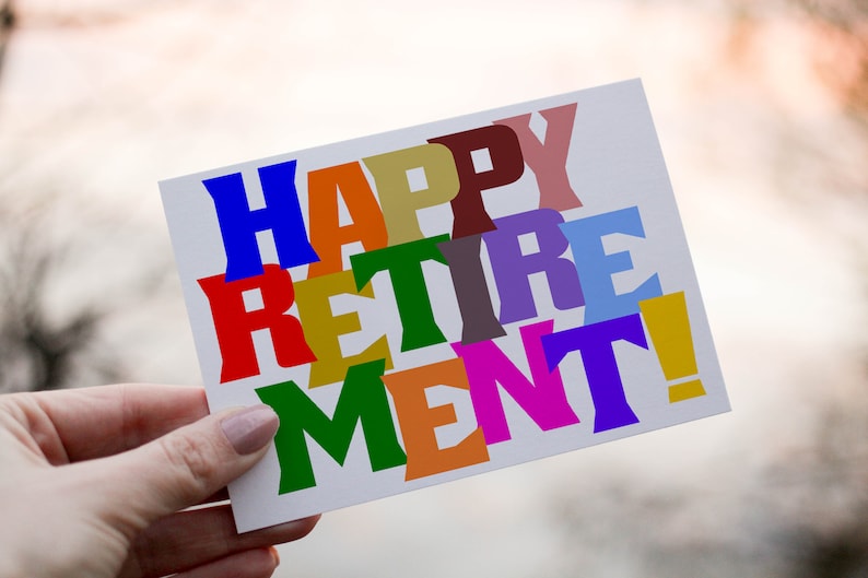 Personalized Retirement Card: Happy Retirement Card - Etsy