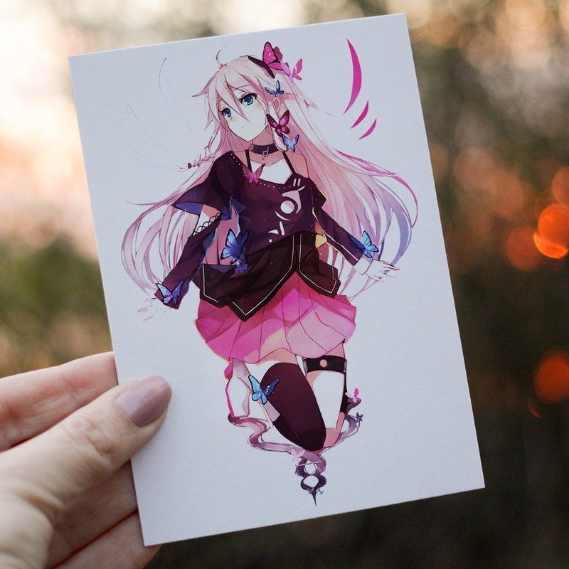 Anime Girl Cards - Etsy