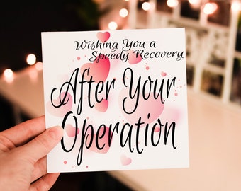 After Operation Card - Etsy