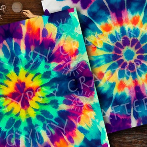 Colorful Tie Dye Digital Paper Pack, Rainbow Tie Dye Pattern ...