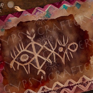 Native American Junk Journal Papers, Printable Journal Pages, Digital ...