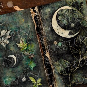 Dark Forest Junk Journal Covers, Digital Download, Printable Journal ...