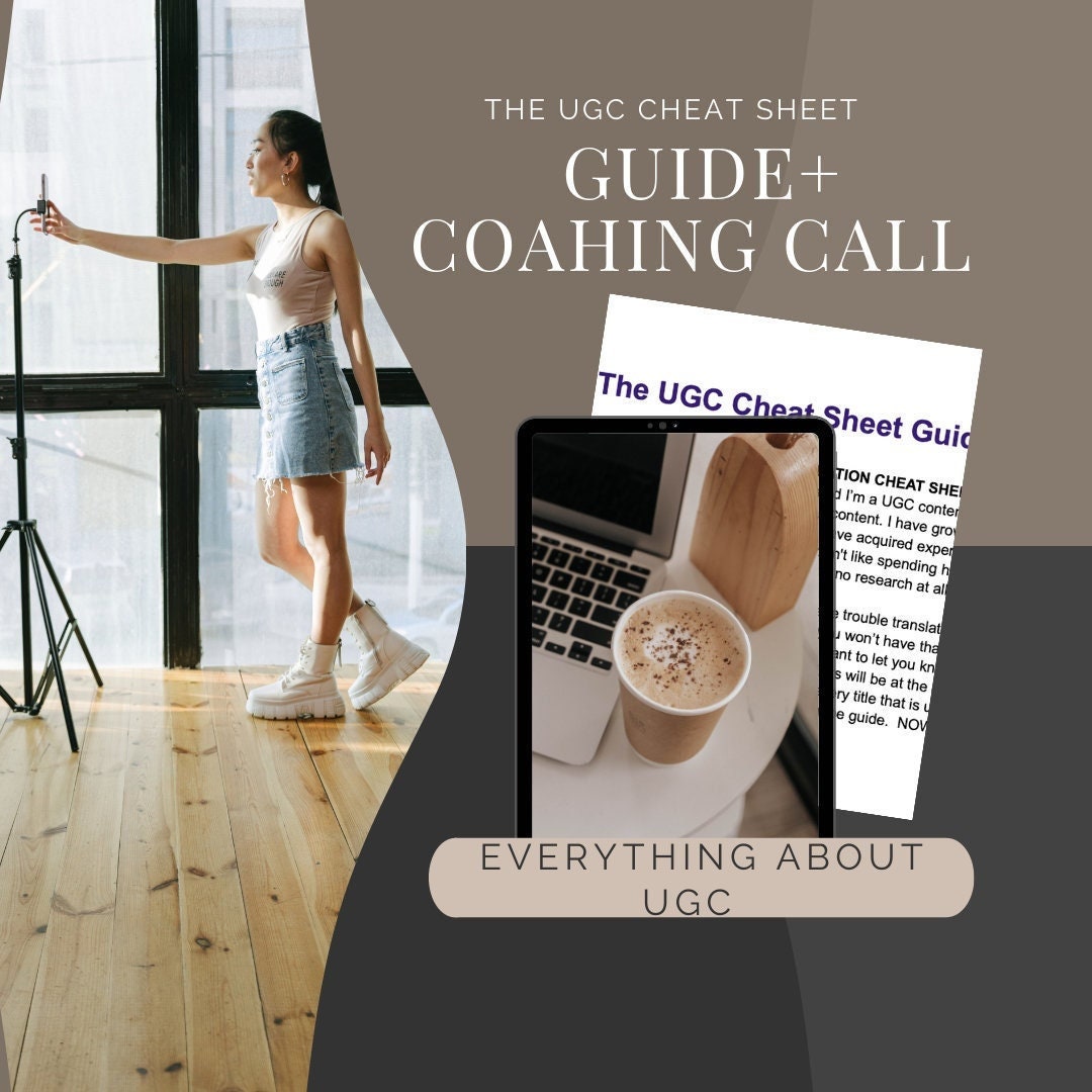 The UGC Cheat Sheet Guide| UGC Coaching Call| 14 Page User Generated ...
