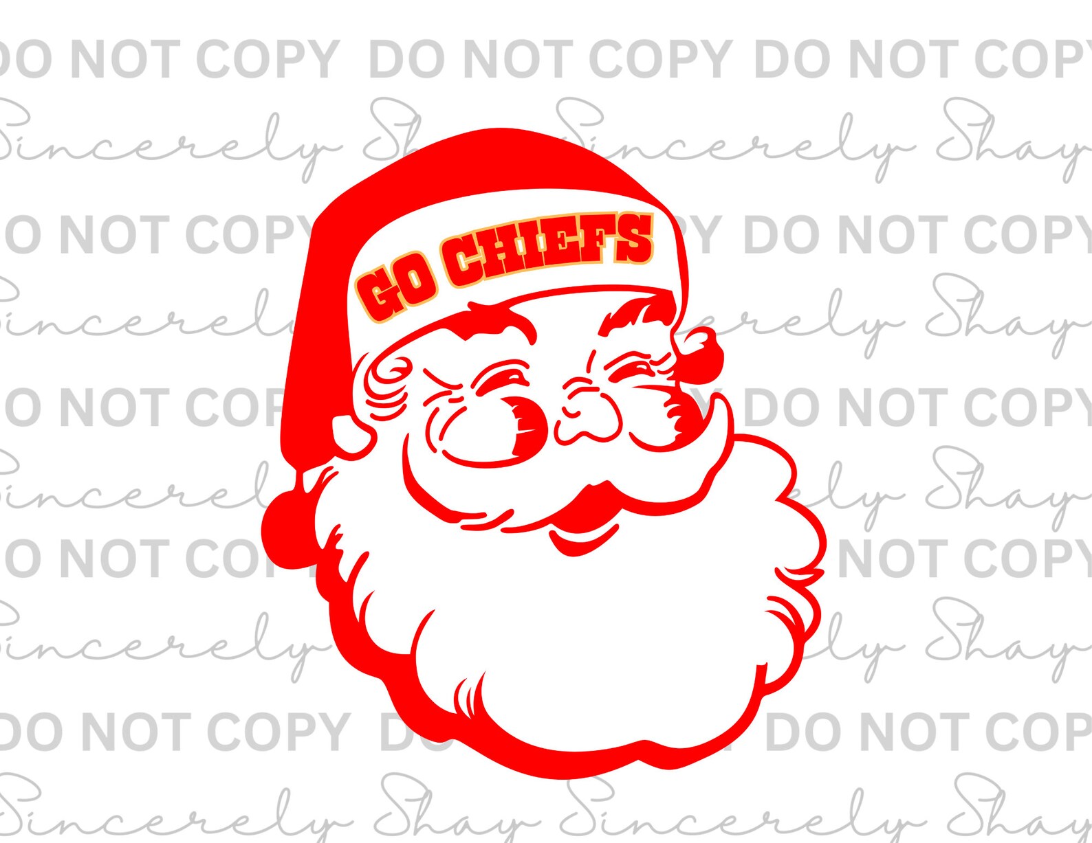 Chiefs Christmas, Kansas City, Santa, Christmas PNG, Sublimation File ...