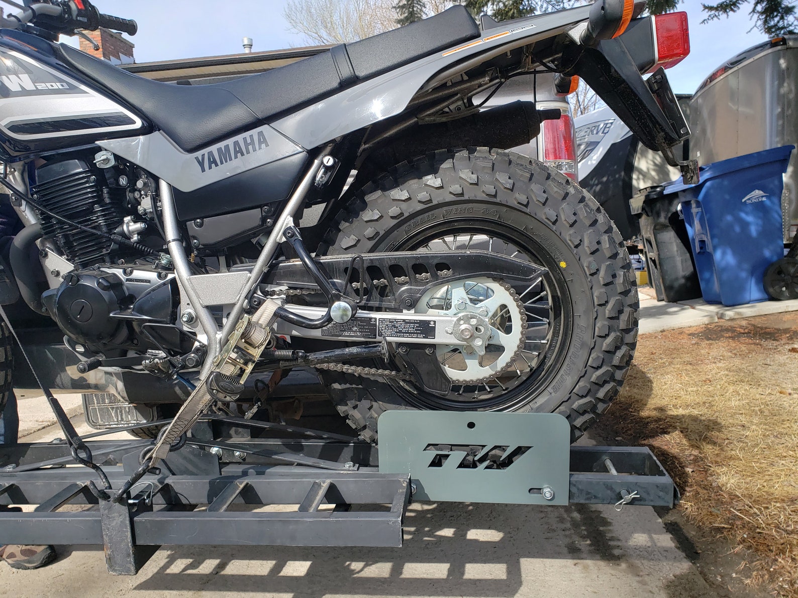 TW200 Motorcycle Rack Plates - Etsy