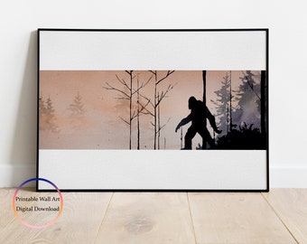 Bigfoot Digital Artwork - Etsy
