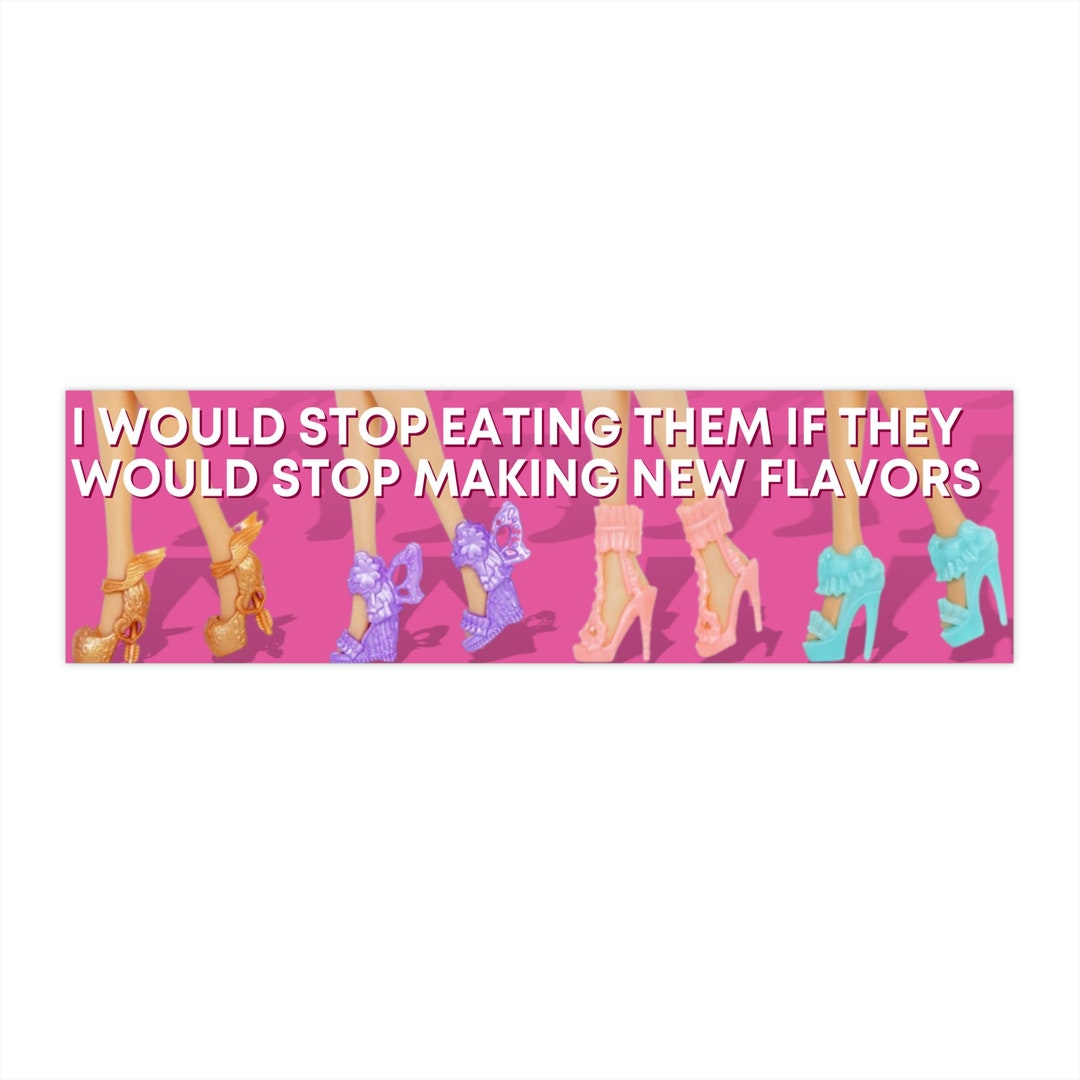 New Flavors Bumper Sticker - Etsy