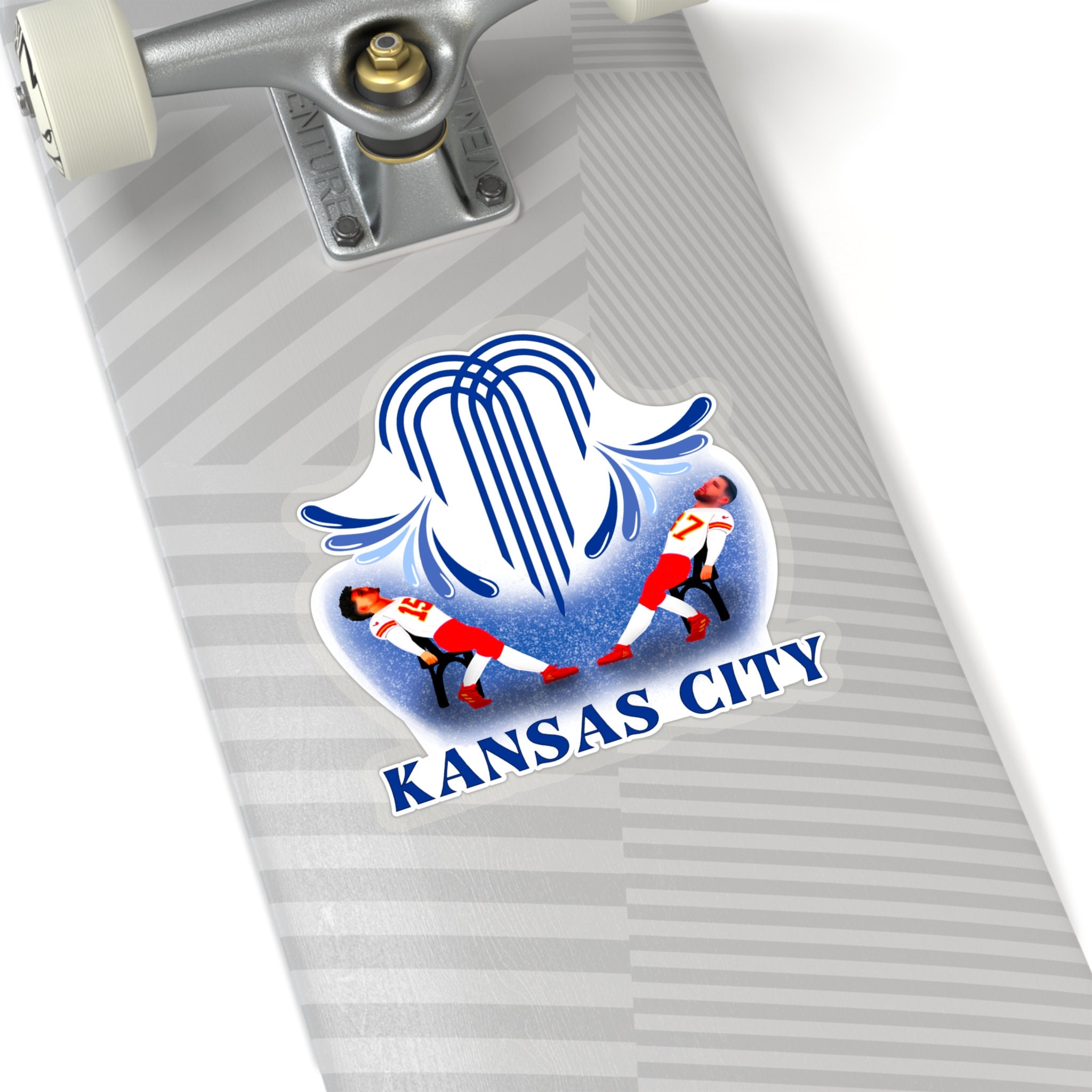 Kansas City of Fountains Sticker - Etsy