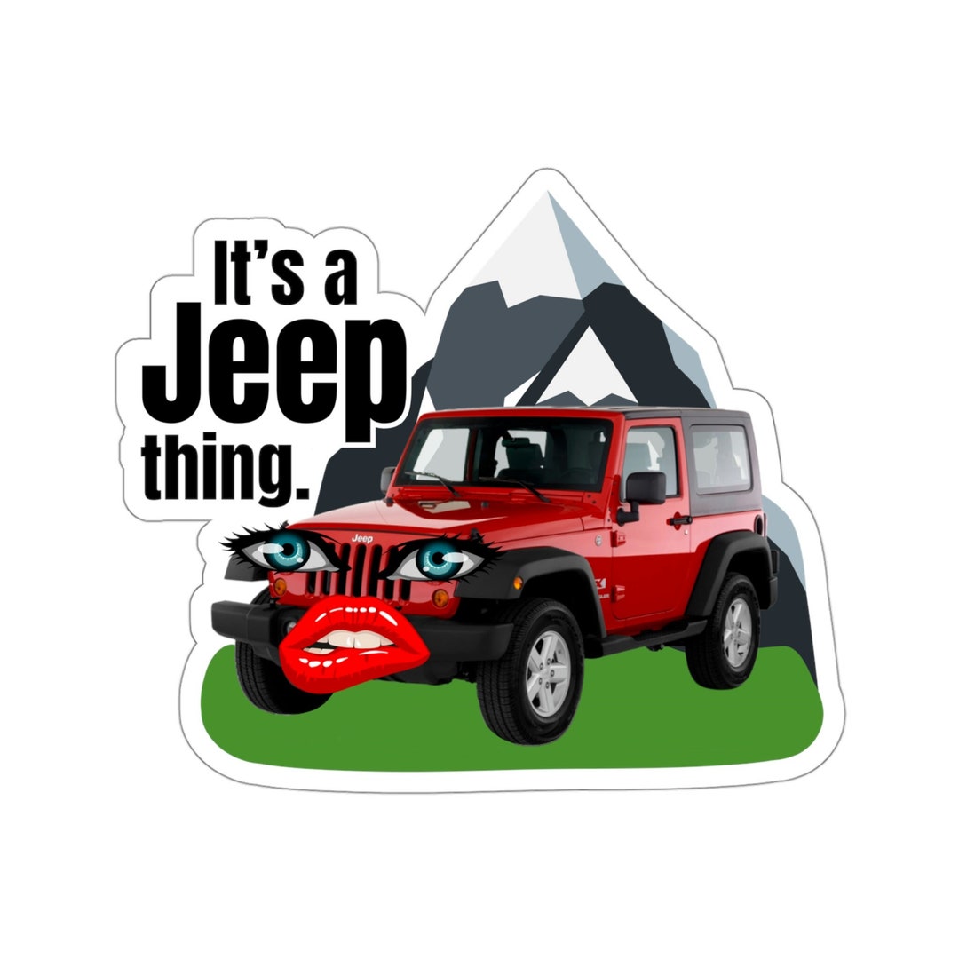 It's A Jeep Thing Sticker - Etsy