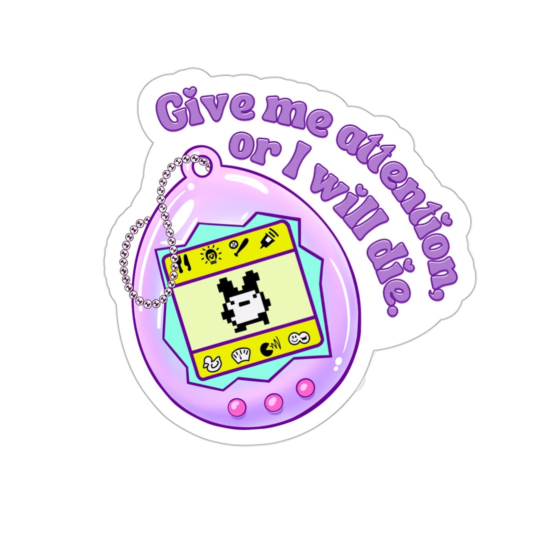 Give Me Attention Sticker - Etsy