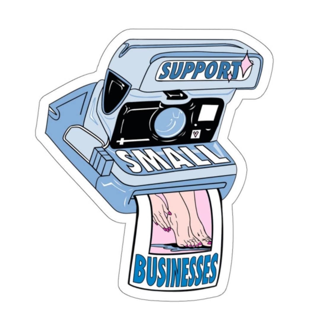 Support Small Businesses Sticker - Etsy