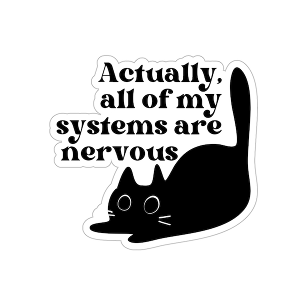 Nervous System Sticker - Etsy