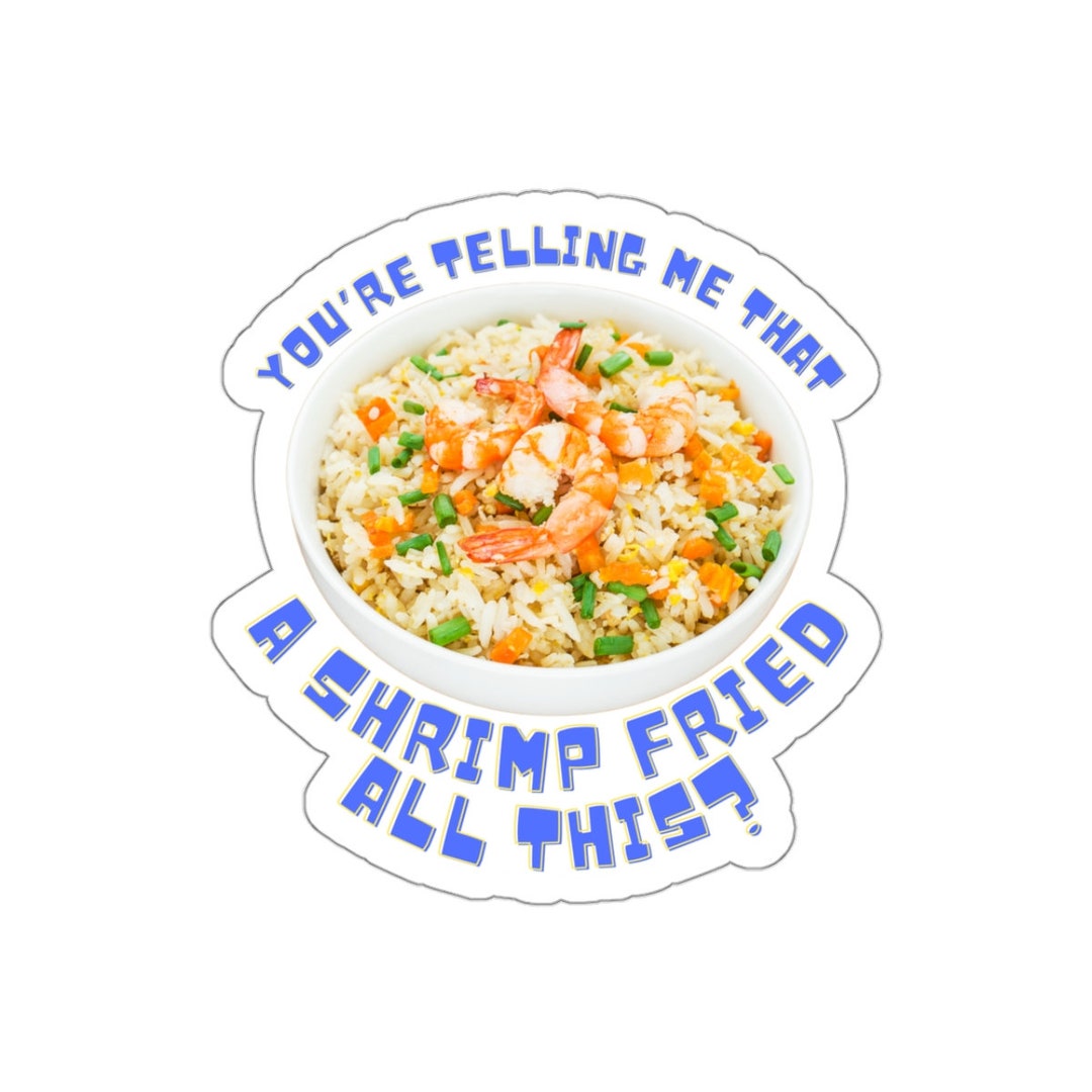 Shrimp Fried Rice Sticker - Etsy