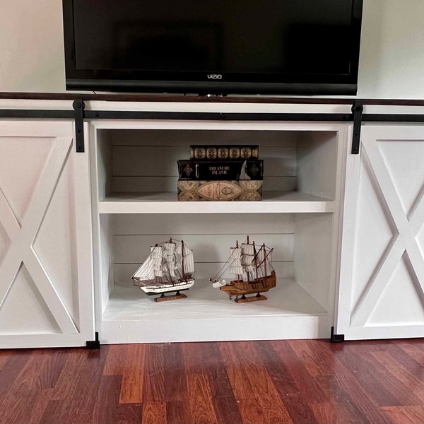 Farmhouse Entertainment Center - Etsy