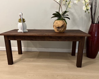 Solid Walnut Coffee Table - Etsy
