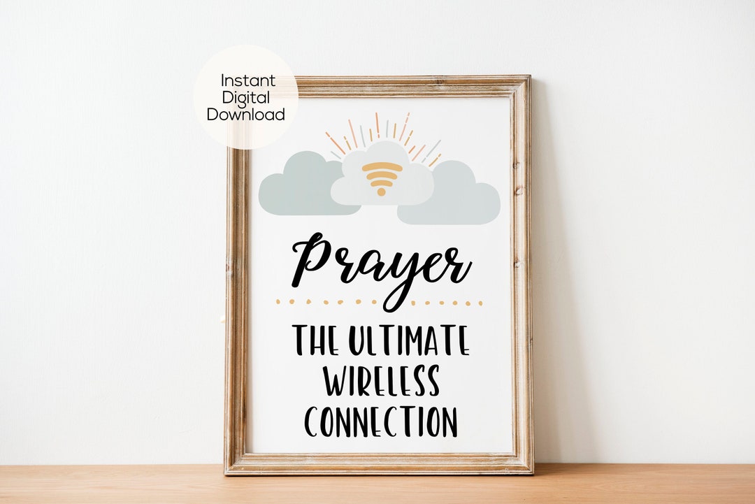 Prayer Ultimate Wireless Connection Printable | Prayer Definition ...