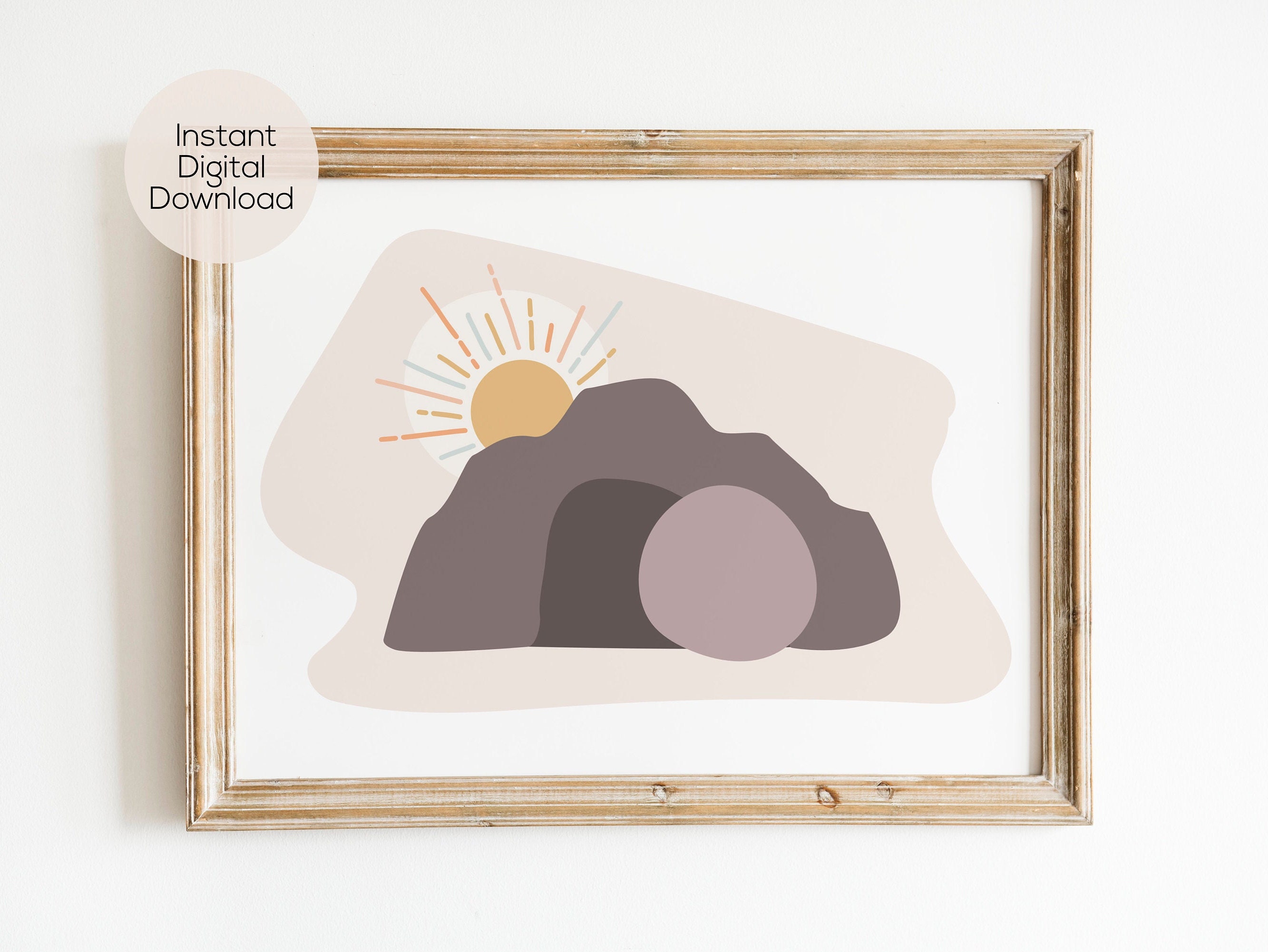 He is Risen! | Minimal Easter Tomb | Empty Tomb | Resurrection ...