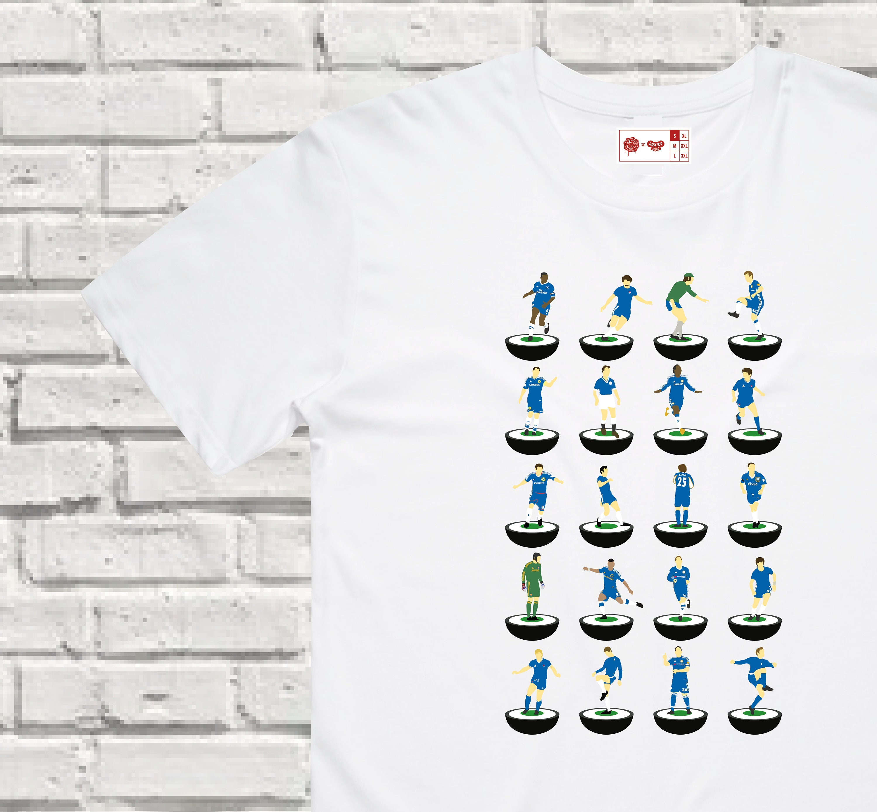 Chelsea Legends Subbuteo-style T-shirt - Etsy