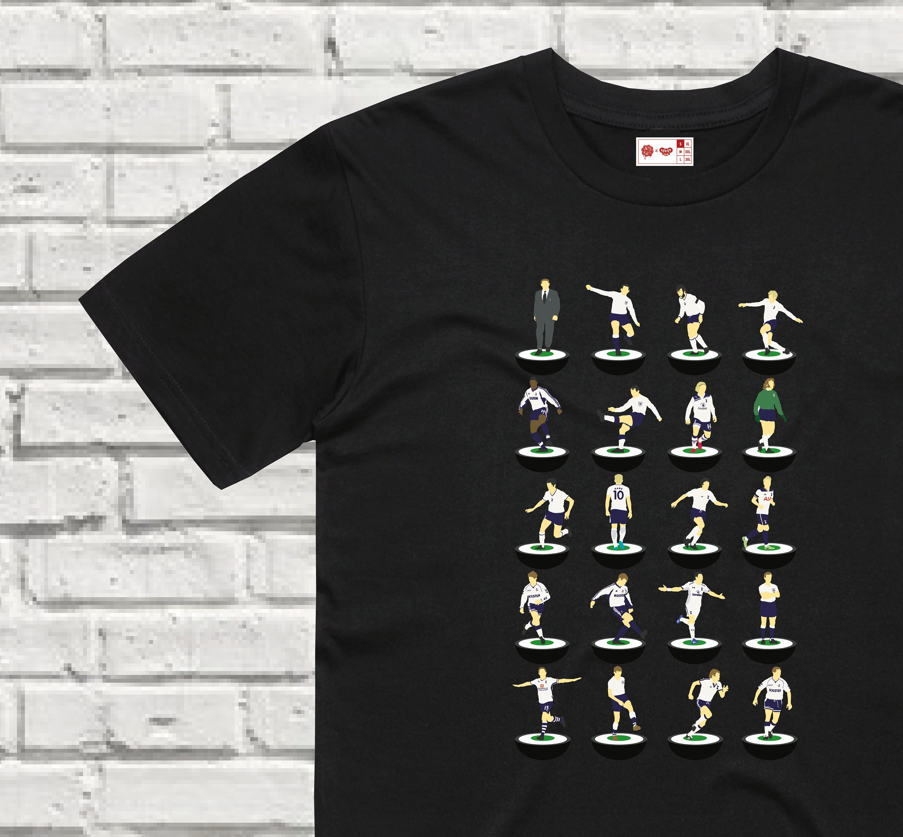 Tottenham Hotspur Legends Subbuteo-style T-shirt - Etsy