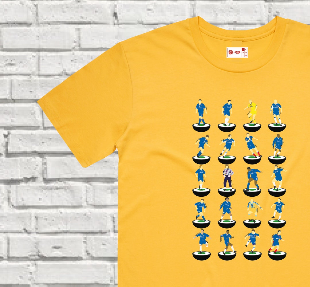 Chelsea 90s Subbuteo-style T-shirt - Etsy