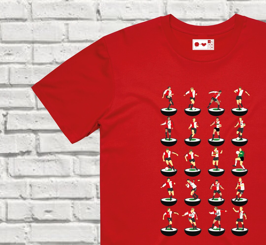 Feyenoord Legends Subbuteo-style T-shirt - Etsy