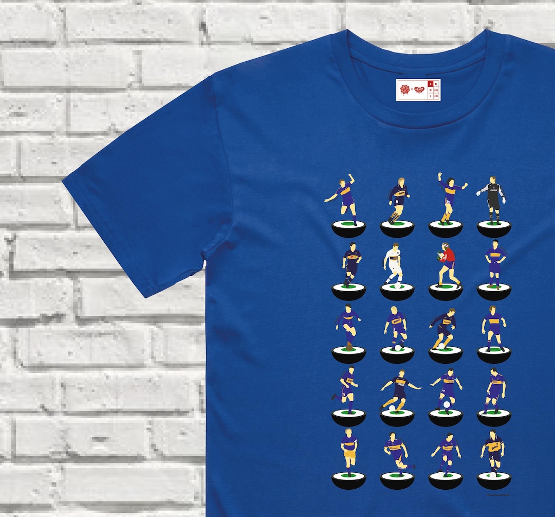 Boca Juniors Legends Subbuteo-style T-shirt - Etsy