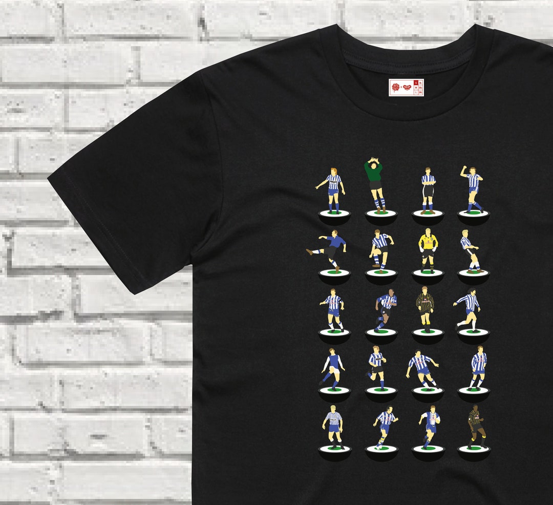 Sheffield Wednesday Legends Subbuteo-style T-shirt - Etsy UK