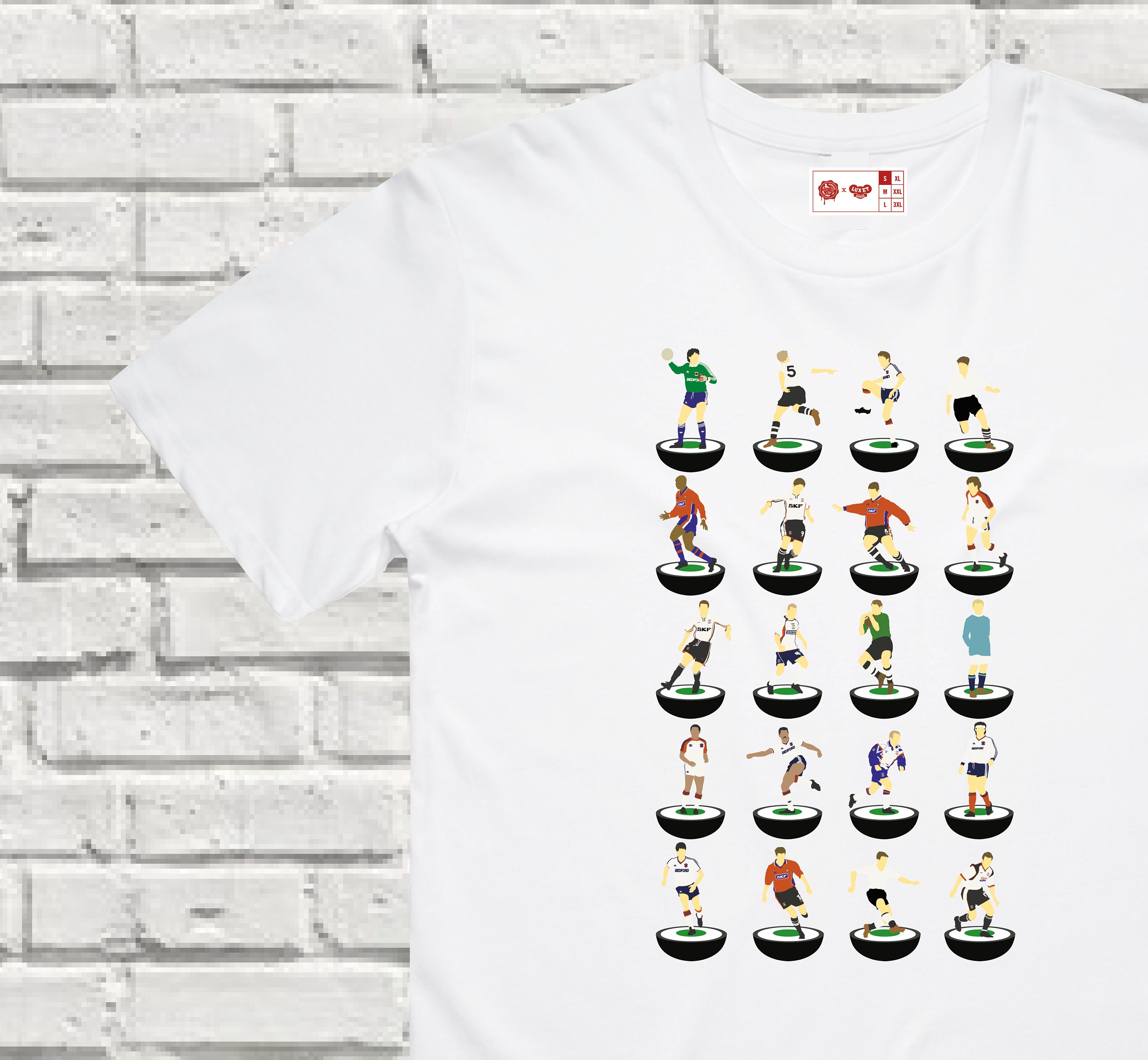 Luton Town Legends Subbuteo-style T-shirt - Etsy UK