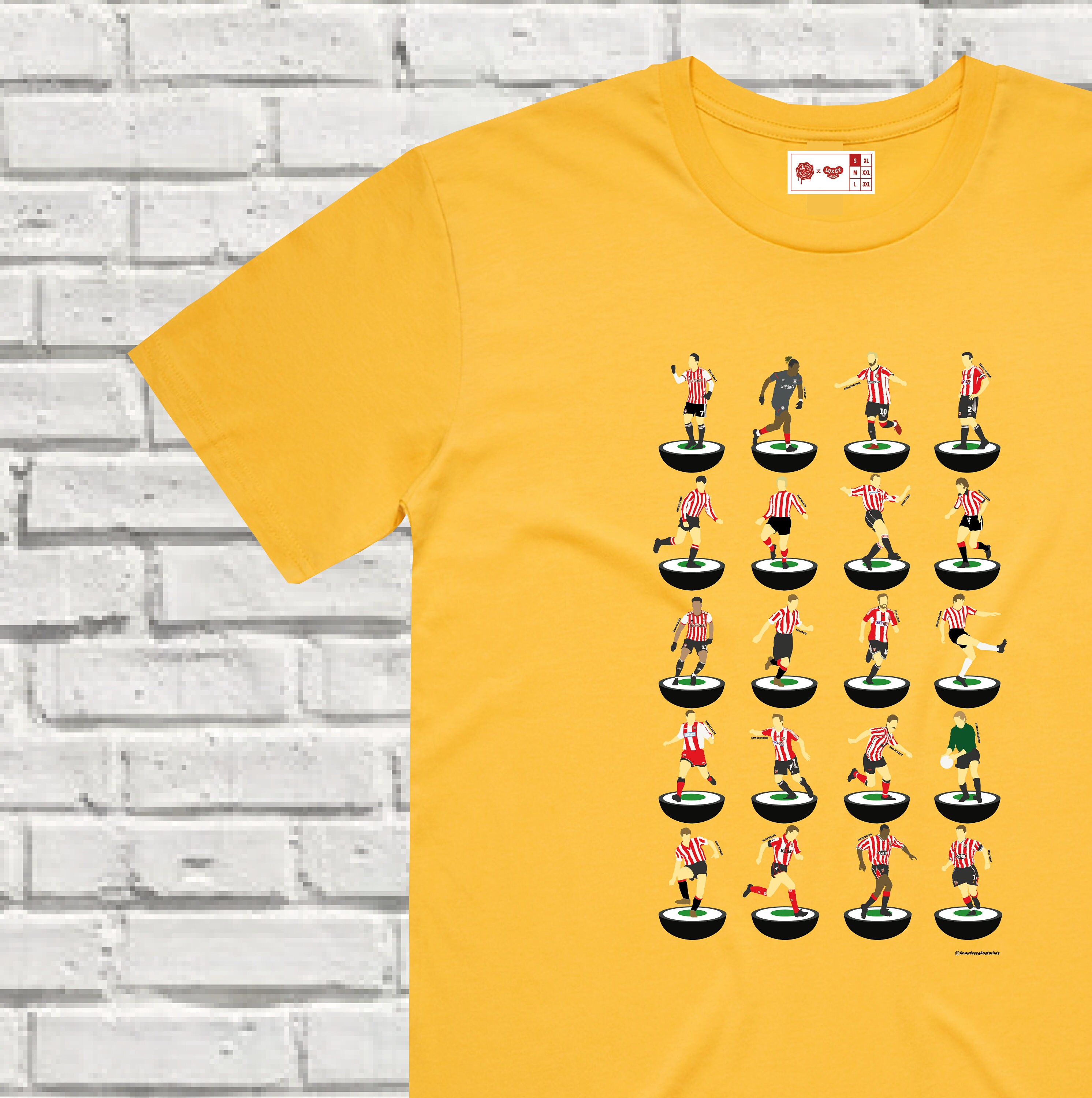 Brentford Legends Subbuteo-style T-shirt - Etsy