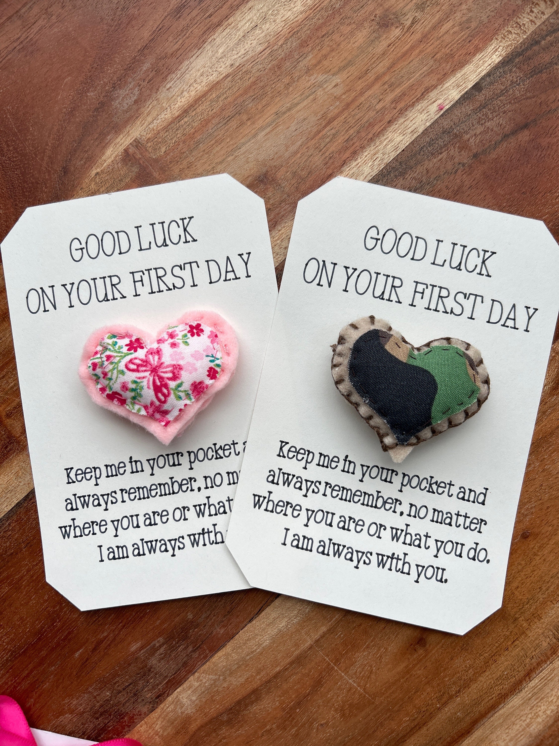 Pocket Heart, First Day Hug, Pocket Heart Hug, Back to School Support ...