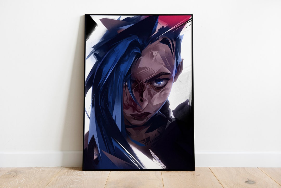 Arcane Tv Series Poster, Jinx Poster, Arcane Jinx Print, Wall Hanging ...