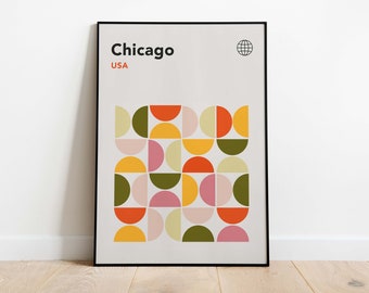 Chicago Skyscraper Willis Tower Print Architecture Poster - Etsy