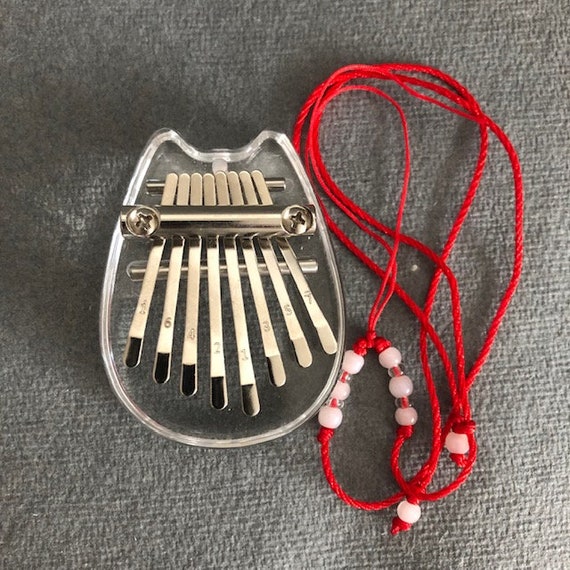 Kalimba Cute Cat Mini Portable Thumb Piano Finger Clear - Etsy